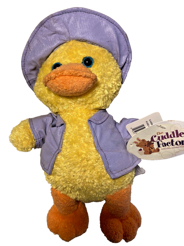 Plush 10" Spring Showers PUDDLES the DUCK with Tags by Cuddle Factory ...