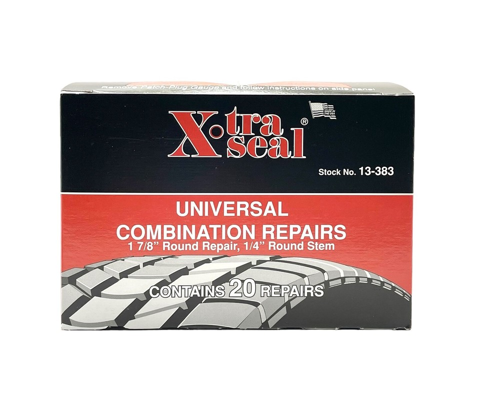 Xtra Seal 13-382 Tire Repair Complete Pack Patch-Plug/Glue/Sealant/Pre ...