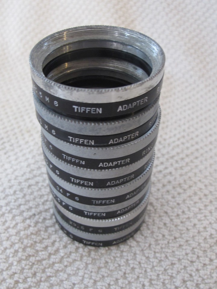 #1 Tiffen Series VI Adapter & Retaining Ring LOT 26 29.5 30.5 34 35.5 ...