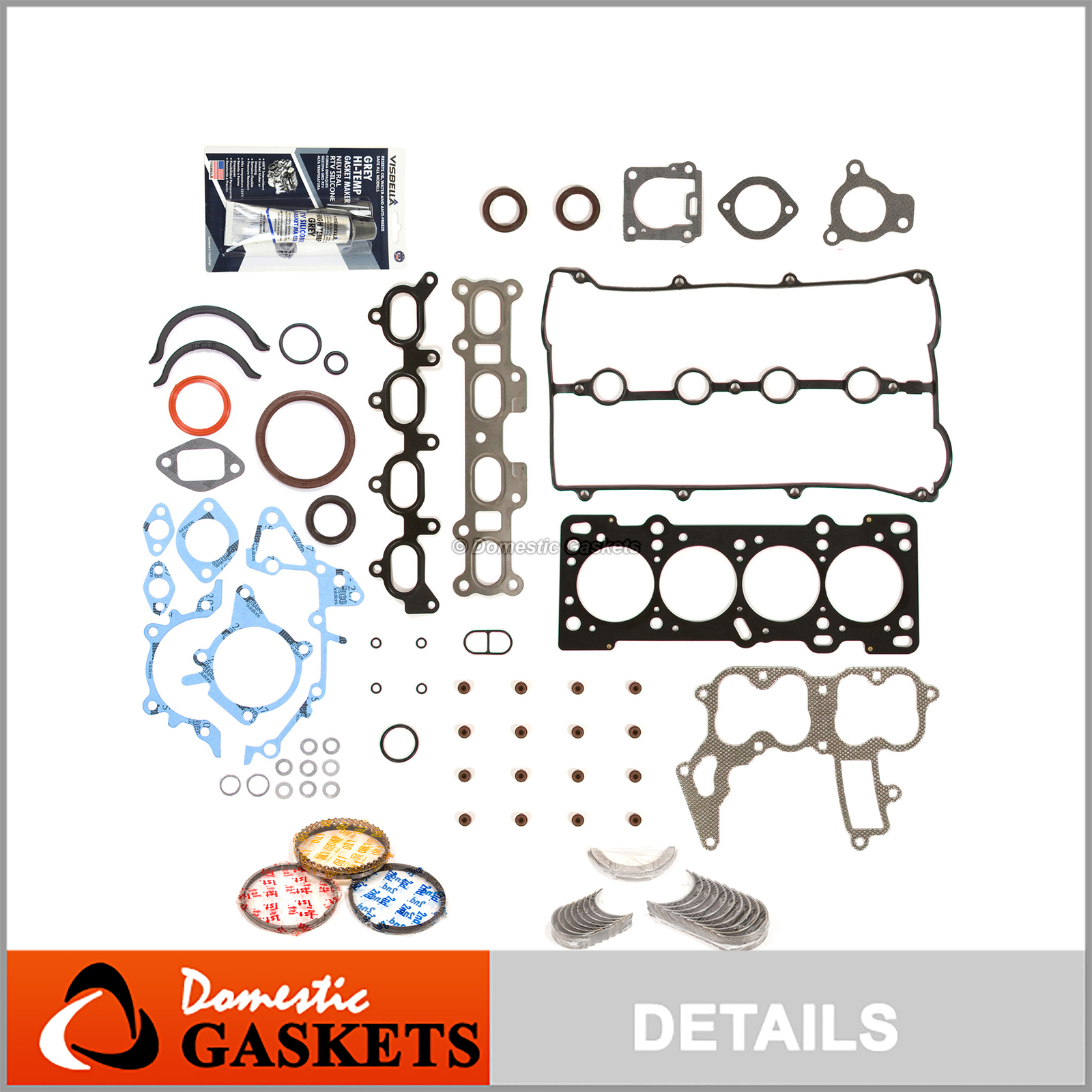 Engine Re-Ring Kit Fits 91-98 Mazda Ford Kia 1.8 DOHC BP | eBay