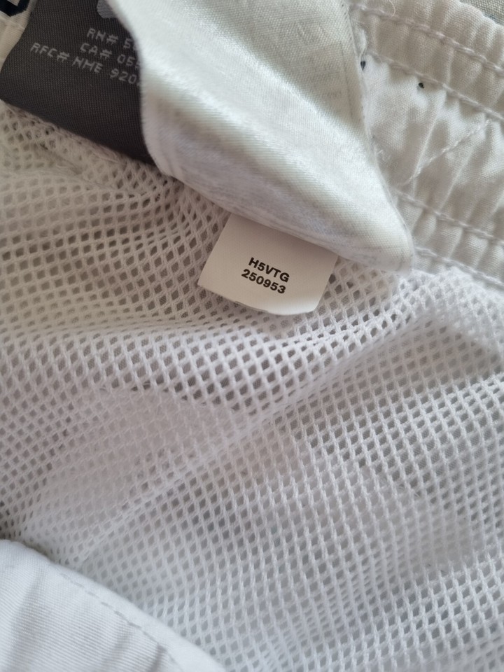 Nike White/black Mens Vtg Track Bottoms Sz Large Embroidered Logo | eBay UK