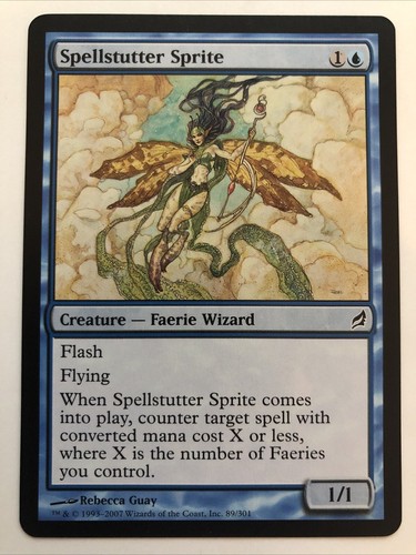 MTG Lorwyn Spellstutter Sprite 89/301 LP | eBay