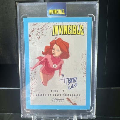 Invincible Season 1 Keepsake Atom Eve Character laser Signagraph 16/20 ...