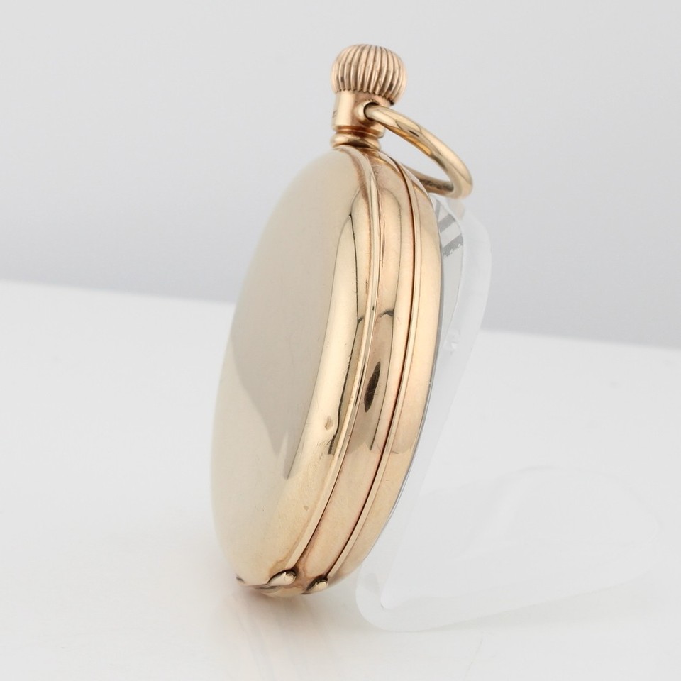 Antique 9ct Gold Vertex Open Face Pocket Watch, Working, Hallmarked ...