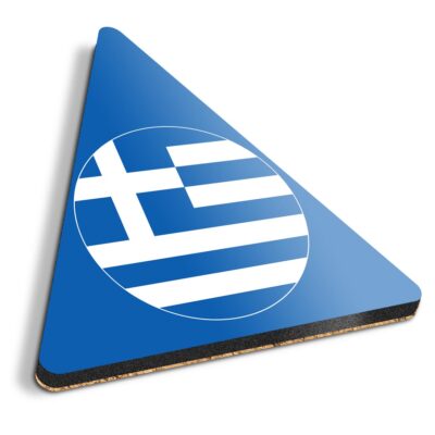 1x Triangle Coaster - Greece Greek Flag #9046 | eBay