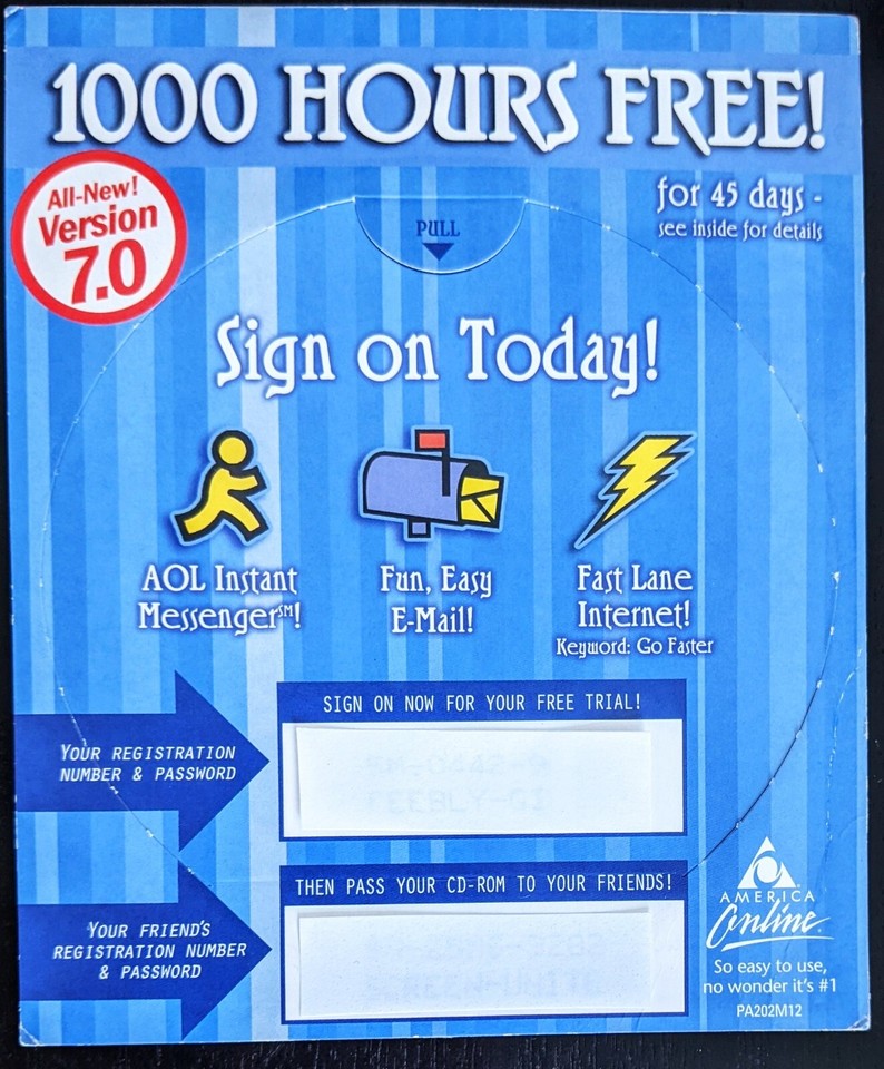 BRITNEY SPEARS America Online Collectible / Install Disc, Vintage AOL ...