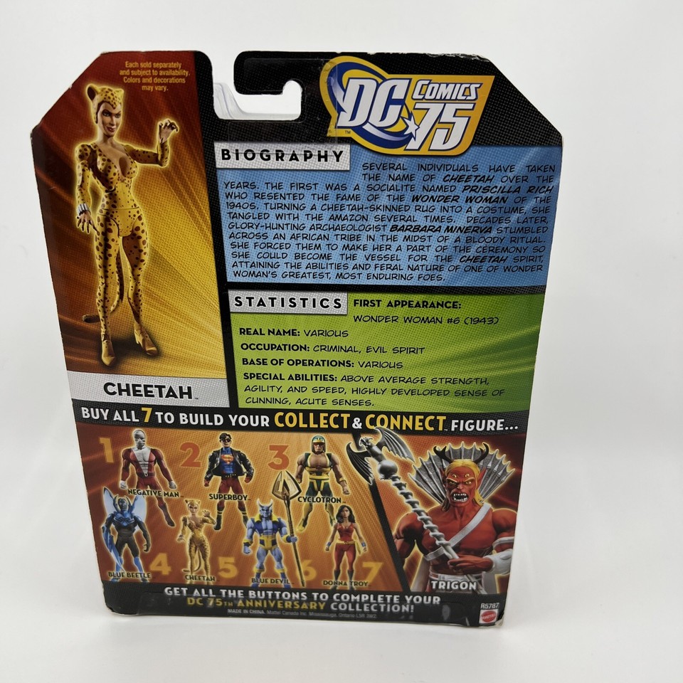 NEW DC UNIVERSE CLASSICS CHEETAH ACTION FIGURE WAVE 13 TRIGON BAF! B7 ...