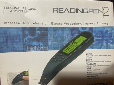 Wizcom READING PEN 2 Portable Personal Reading Assistant & Case Read ...