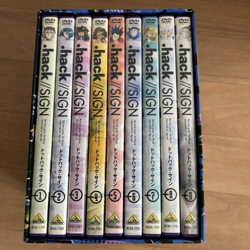 .hack//SIGN DVD set, all 9 volumes, with box | eBay