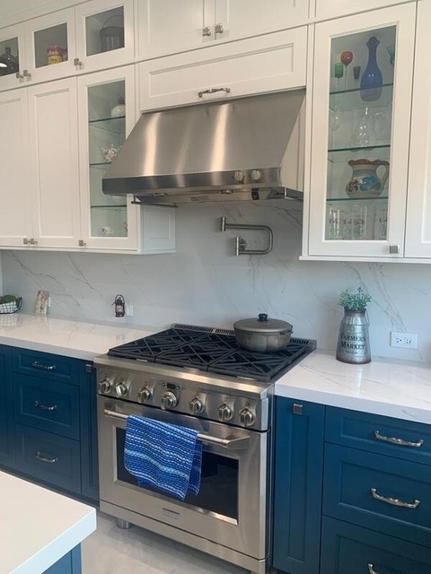 Monogram Display 36" Stainless Steel Wall Mount Hood - ZV36SSJSS for ...