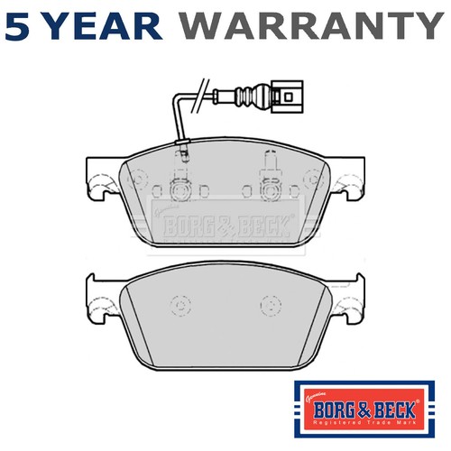 Borg & Beck Front Brake Pads Set Fits VW Transporter 2009- 2.0 TDi ...
