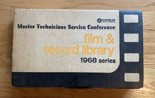 1968 Chrysler Plymouth Dodge Master Technicians Service FILM/RECORD ...