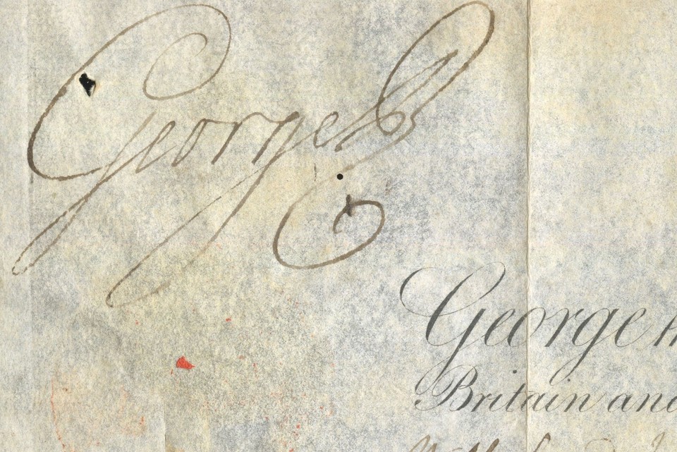 King George III (3rd) ~ Signed Autographed 1802 Military Document ~ PSA ...