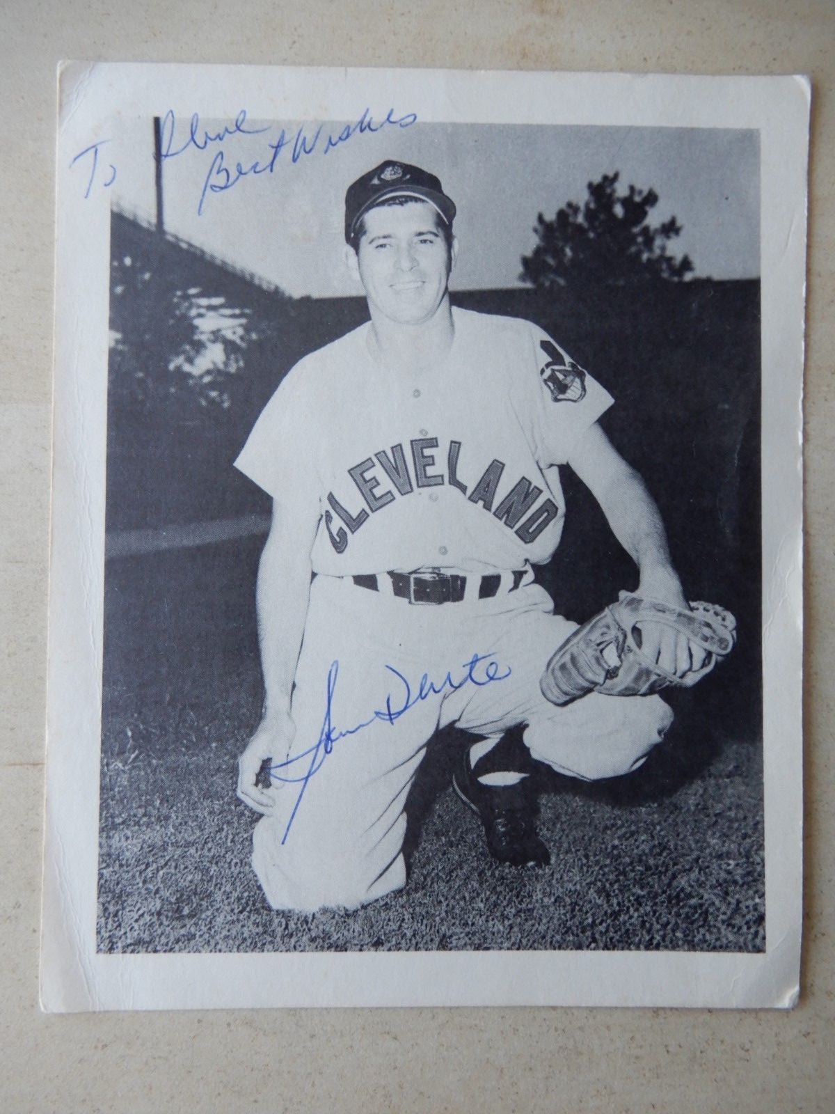 Sam Dente Autographed 5" X 6" Photograph | eBay