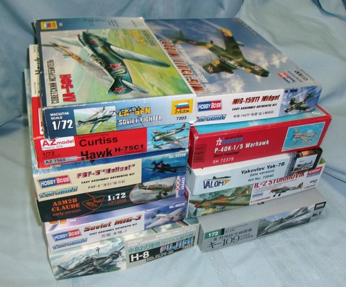 *ELEVEN 2008-2016 1:72 SCALE PLASTIC MODEL AIRPLANE KITS-ALL COMPLETE ...