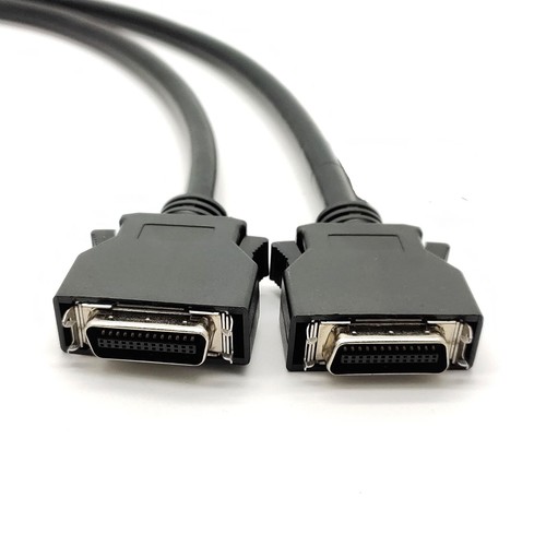 SCSI MDR 20Pin Male to Male Connector Straight Snap Type with 2M Servo ...