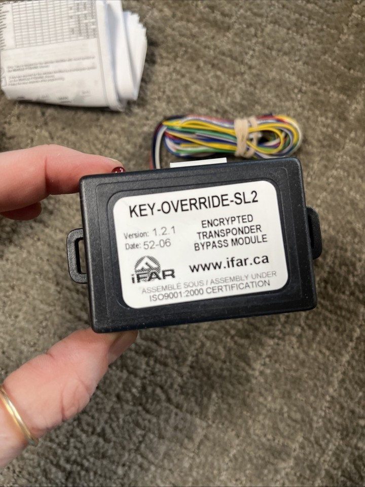 Crimestopper Key Override Encrypted Transponder Bypass Module iFar ...