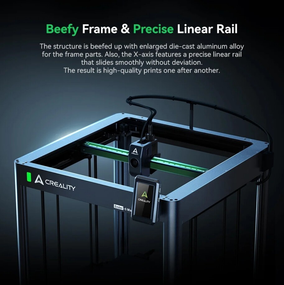 Used Creality Ender-5 Max 3D Printer 400x400x400mm Large Build Volume ...