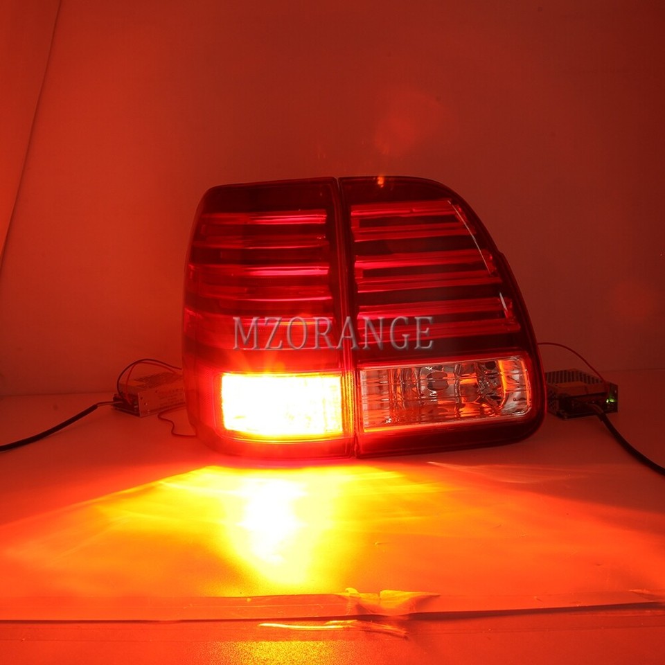 Set Rear LED Tail Light For Lexus LX470 2003 2004 2005 Rear Brake Lamp ...