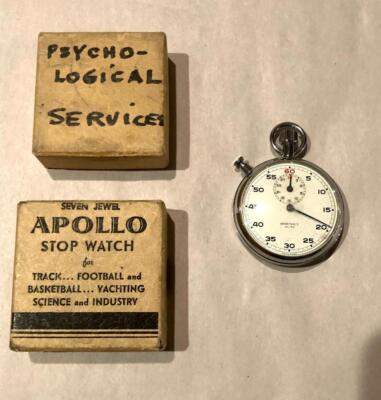 Apollo Aristo Seven Jewel Stopwatch in Original Box with Dust Bag ...