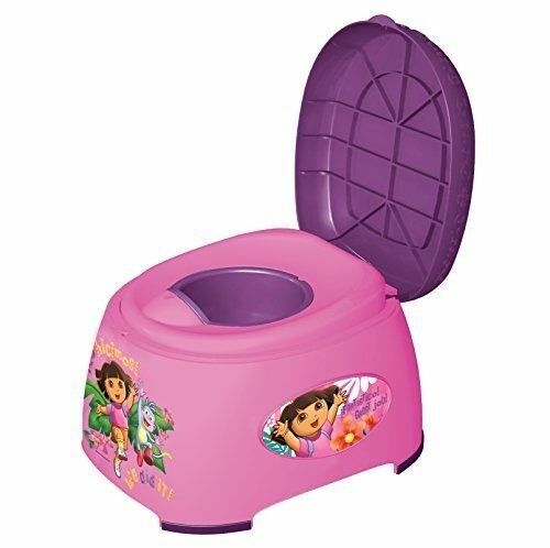 Nickelodeon Dora The Explorer 3 In1 Potty Training Chair Step Stool ...