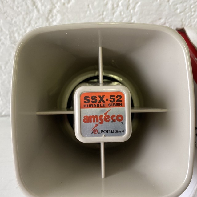 Amseco Potter SSX52 Armored Siren in Housing for sale online | eBay