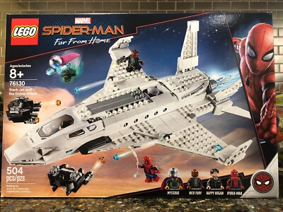 LEGO 76130 Stark Jet and the Drone SPIDER-MAN Spiderman FAR FROM HOME ...