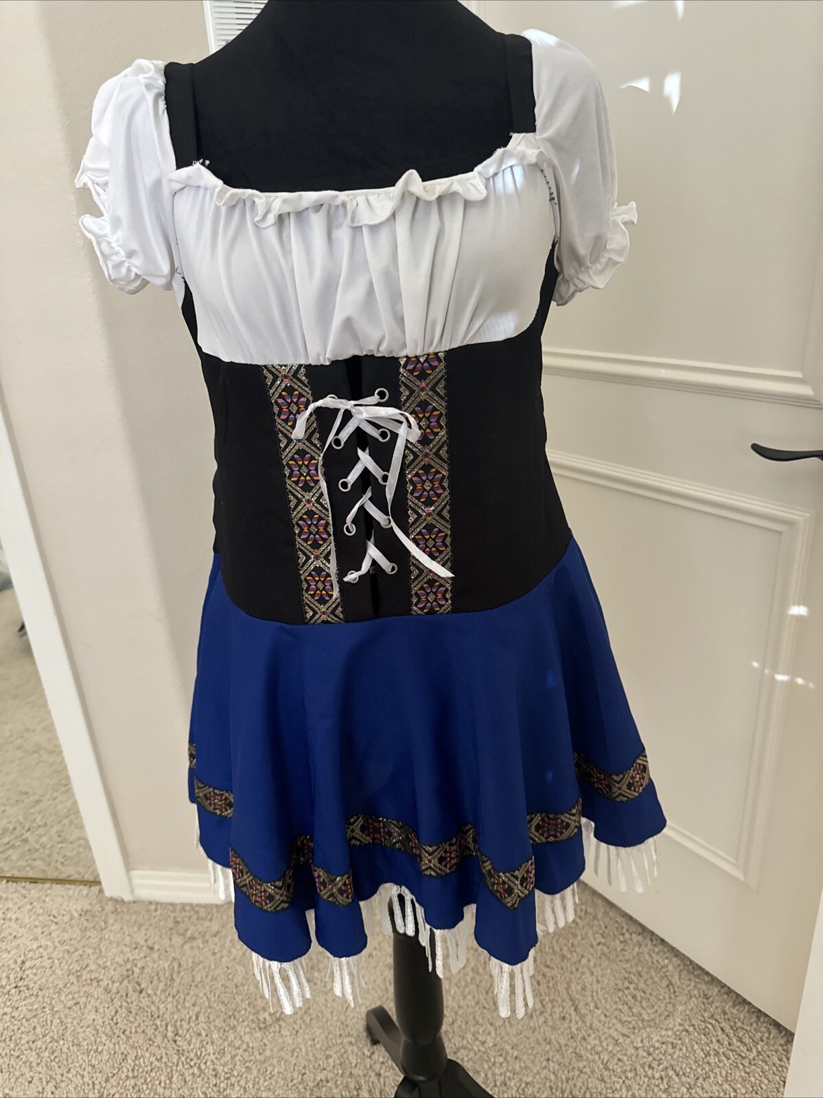 Oktoberfest Beer Girl Waitress Uniform Maid Costume D… - Gem