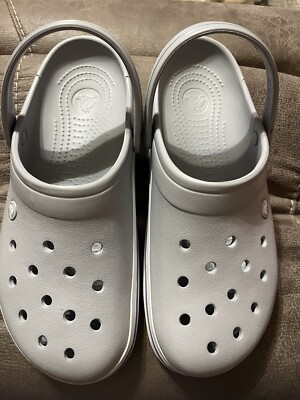 Gray Crocs Size M10 W12 New | eBay