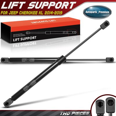 2x Front Hood Lift Supports Shocks Struts for Jeep Cherokee KL 14-19 ...