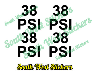 PSI Stickers Tyre Wheel pressure haulage Van Truck 25mm x 4 | eBay UK