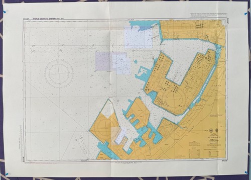 Admiralty JP1110 Seto Naikai Hanshin Ko Senboku Vintage Map Antique ...