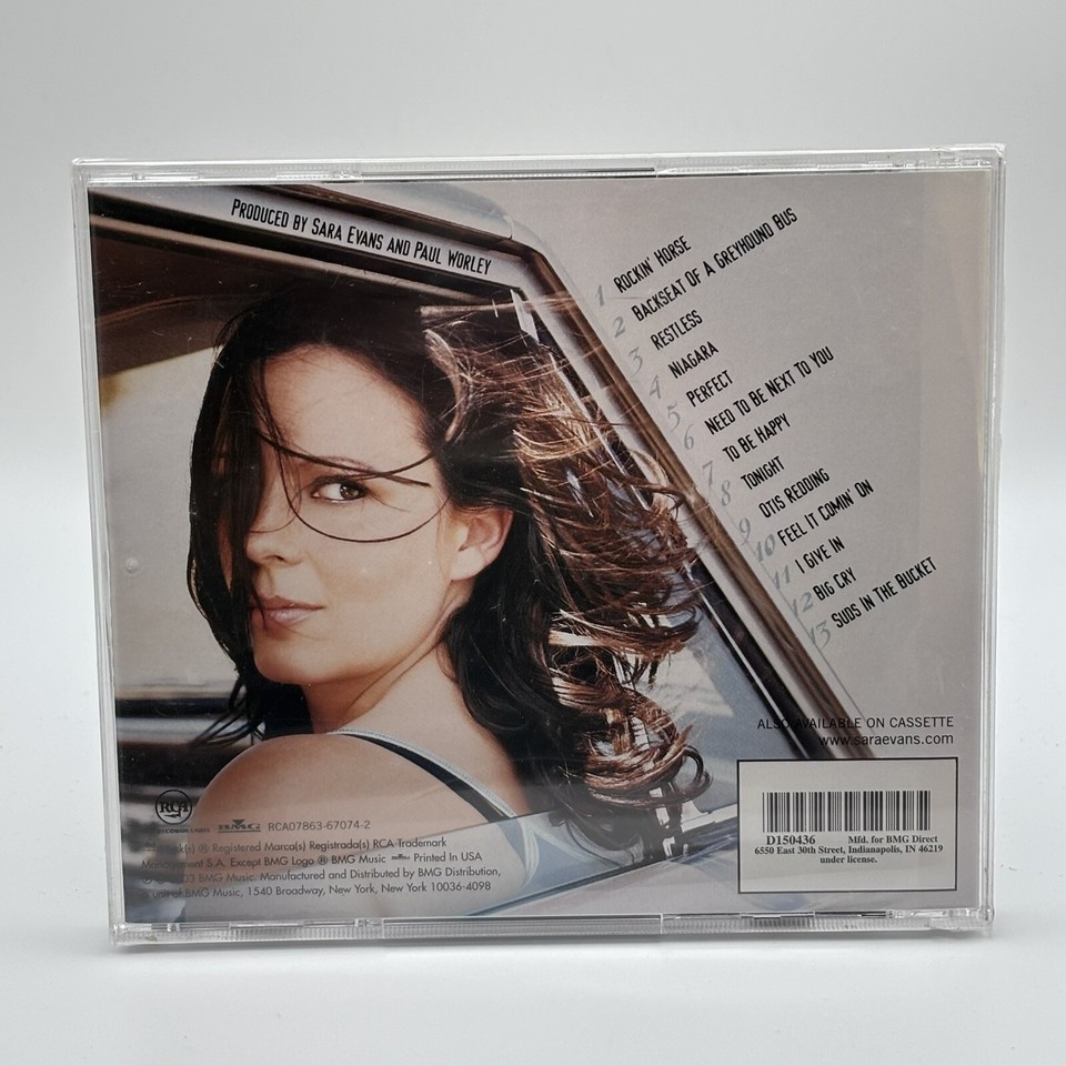 Restless by Sara Evans (CD, Aug-2003, RCA) “New Sealed” 78636707426| eBay