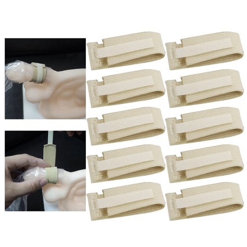 10Pcs Adjustable Reusable Male Catheter Straps For Urinary Care Tool ...