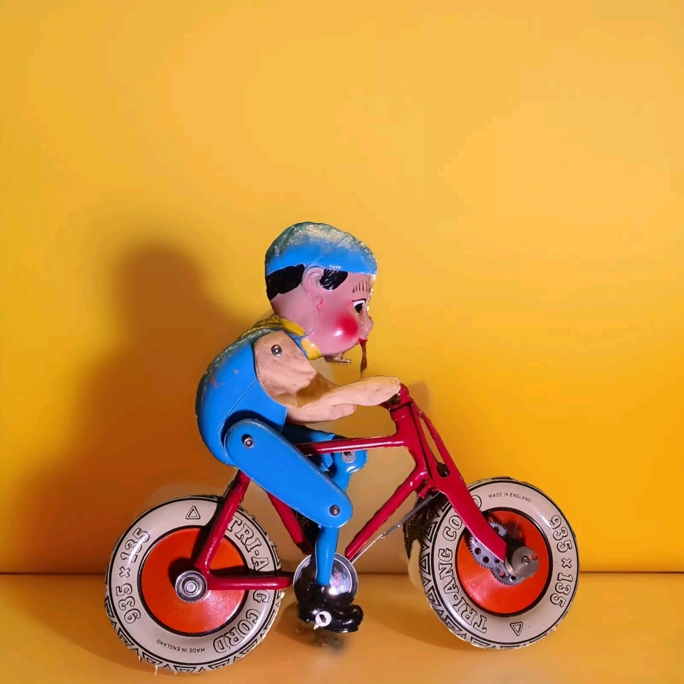 Tri Ang Gyro Cycle - Boxed 1939s Tin Toy | eBay UK
