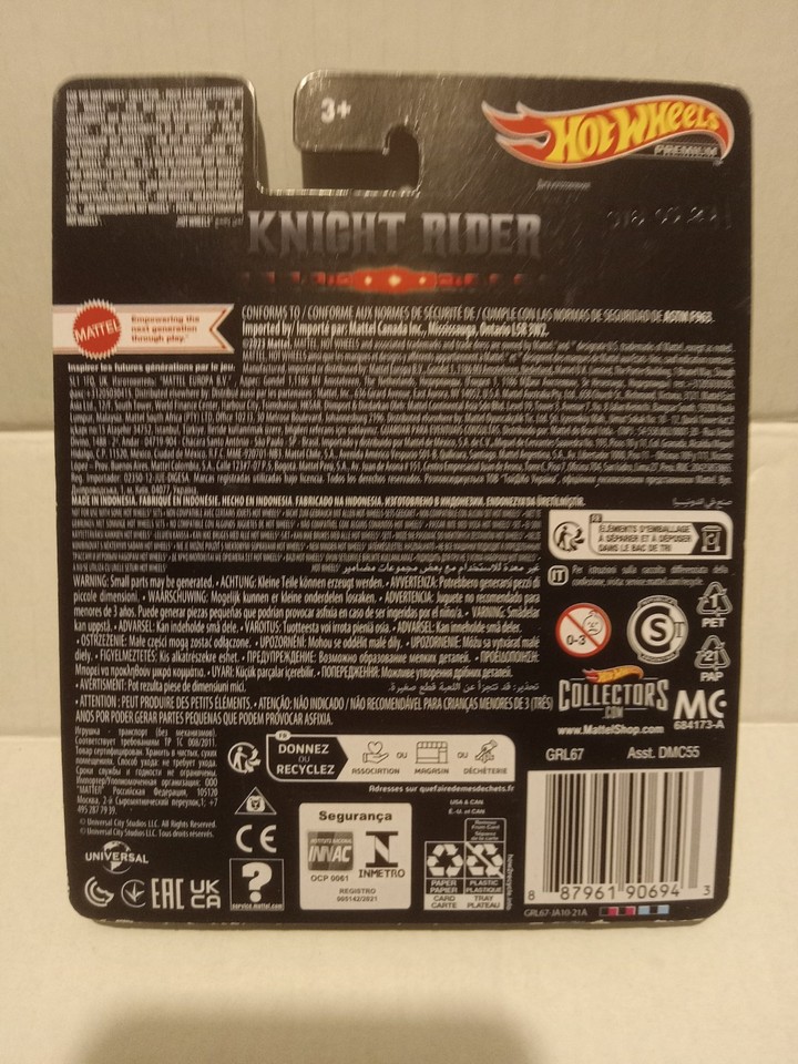 Hot Wheels Premium Knight Rider K.I.T.T. 1/64 Knight Rider New Diecast ...