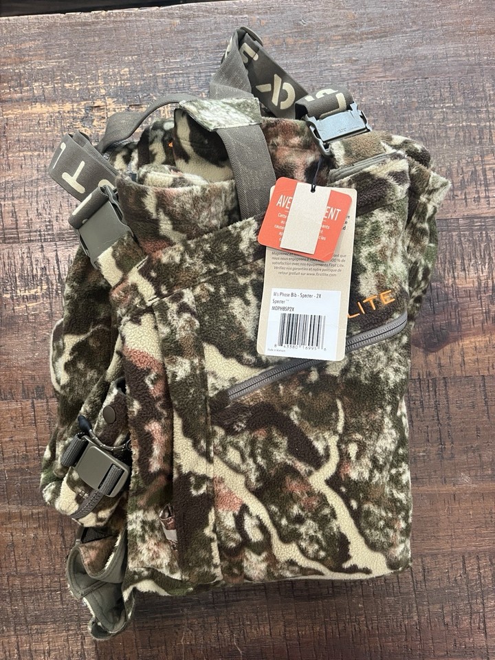 Nwt First Lite Phase Set Xxl 2XL, Specter Camo, Windproof Outer Layer ...