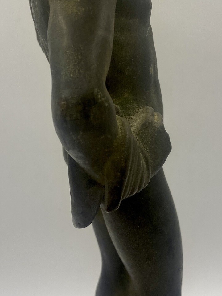 OLD & RARE 1800s After Etruscan Bronze/Aplu "God Of Thunder" Statue 11 ...