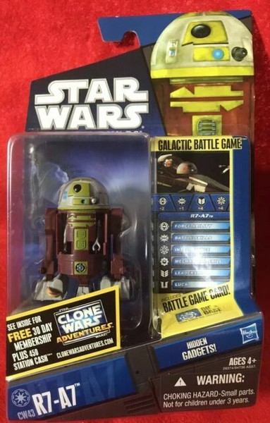 Star Wars The Clone Wars R7-a7 CW43 Action Figure Hasbro 2010 for sale ...
