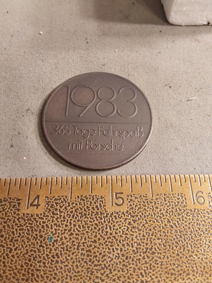 1983 PORSCHE 911 SC CABRIOLET MEDAL COLLECTOR CHRISTOPHOROS CALENDAR ...