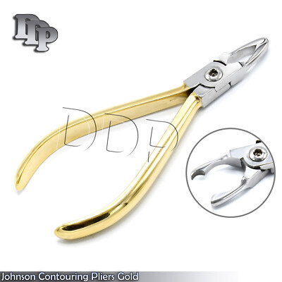 Gold Plated Johnson Contouring Pliers Dental Lab Instruments DP-24 | eBay