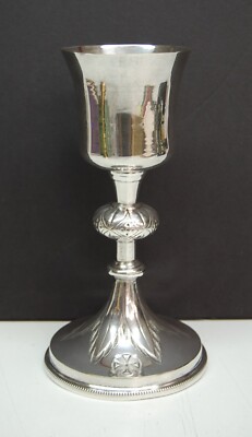 VINTAGE SILVER CHURCH CHALICE, COMMUNION CUP - #888 | eBay