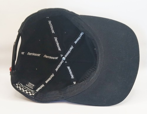 FastHouse Youth Snapback Hat Black Skull & Crossbones Logo Land & Sea Cotton Cap | eBay