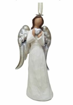 St Nicholas Square Love Angel with Heart Christmas Figure Ornament | eBay