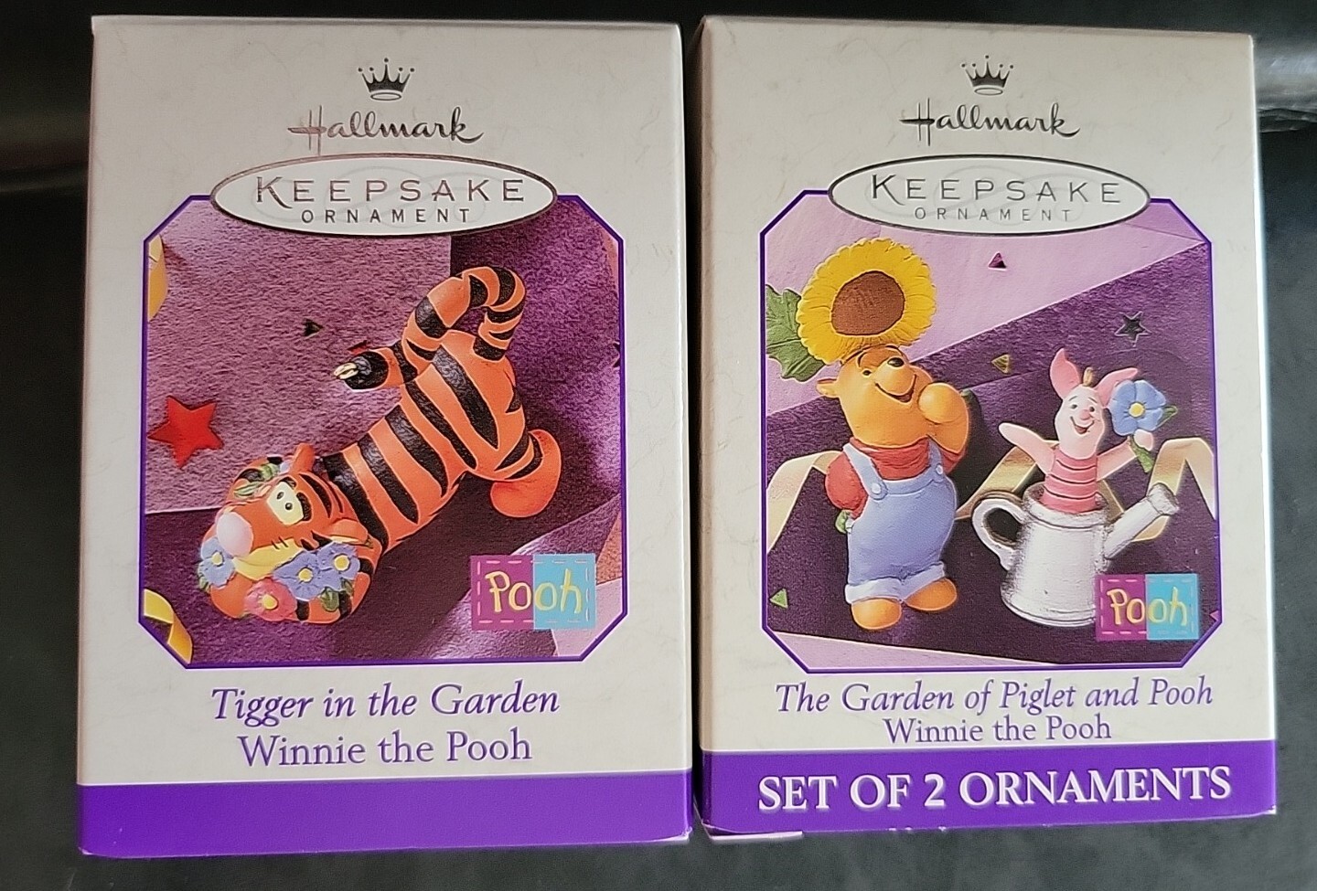 Vtg Hallmark Keepsake Disney WINNIE THE POOH PIGLET TIGGER Spring ...