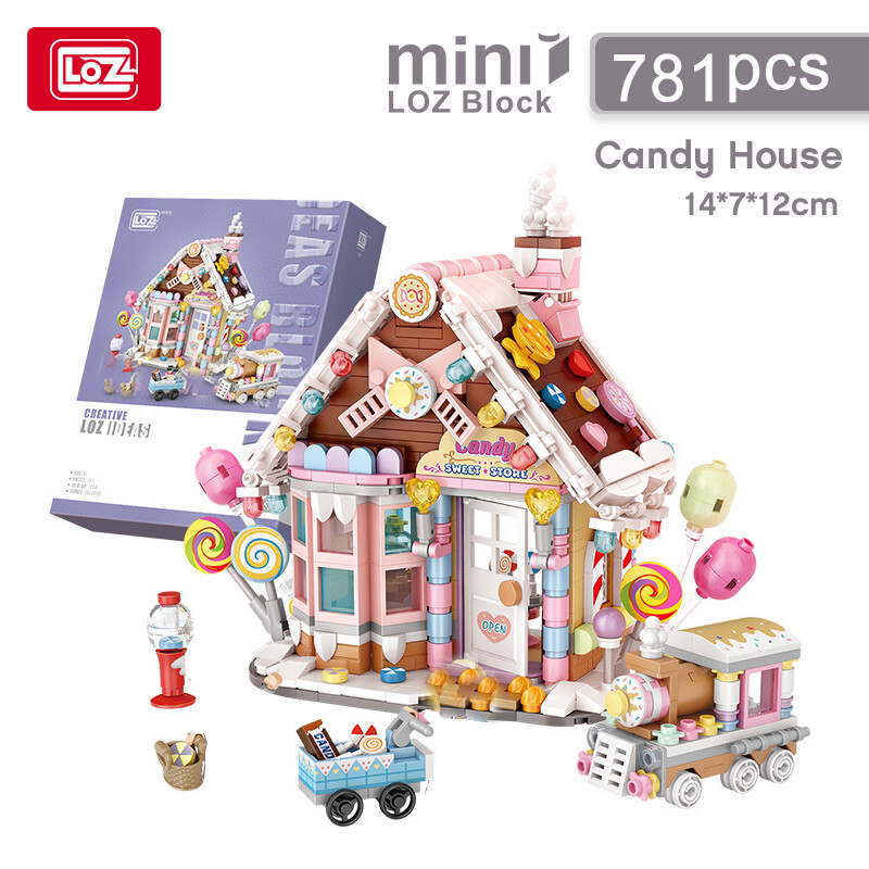 LOZ Mini Blocks Sets Food Street View Building Blocks Micro Bricks with ...