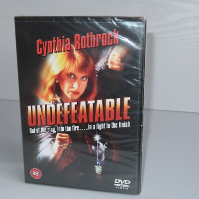 Cynthia Rothrock Undefeatable DVD New Sealed 1993 Movie Red Letter ...