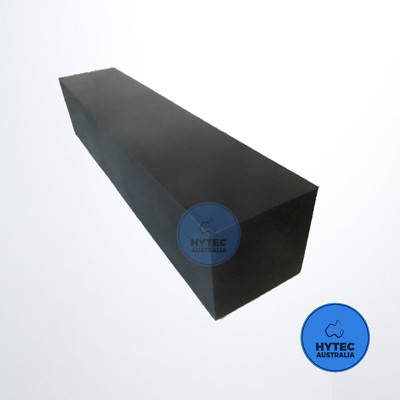 SOLID RUBBER BLOCK AUSTRALIAN MADE 50MM W X 250MM L CHOOSE THICKNESS ...