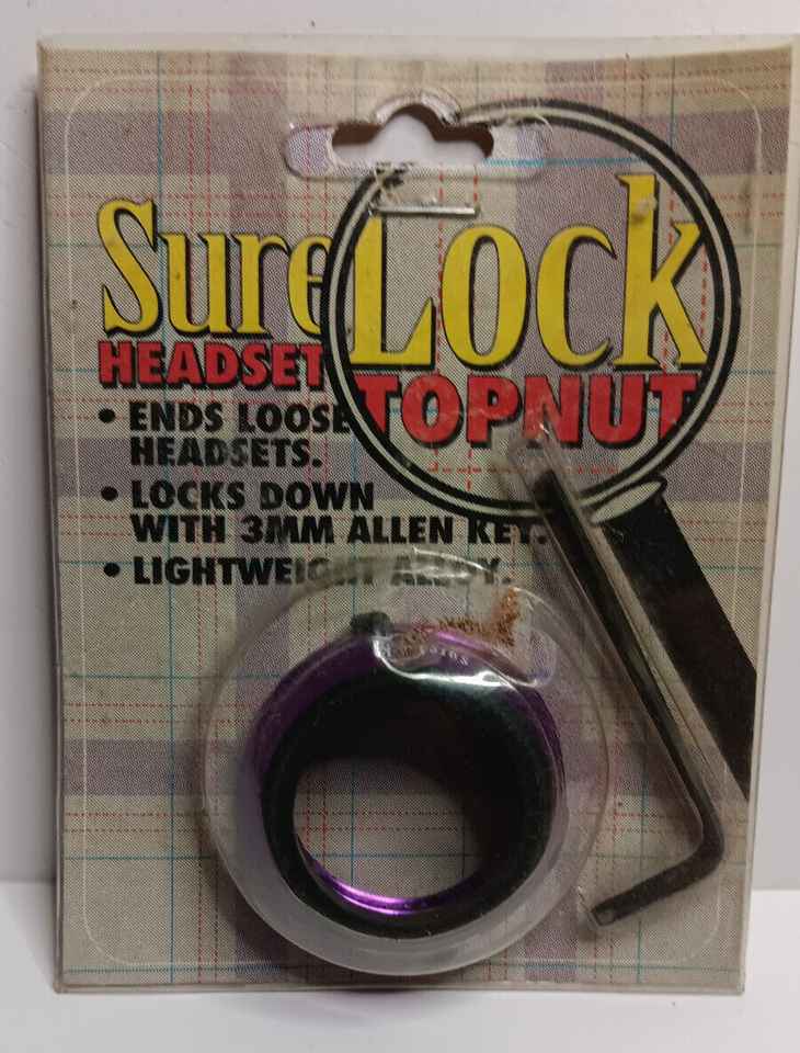 NOS Vintage 90’s FSA Sure Lock for Headset Anodized Purple | eBay