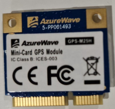 1 x Genuine AzureWave GPS-M25H GPS Module PCIe Half Mini Card ...